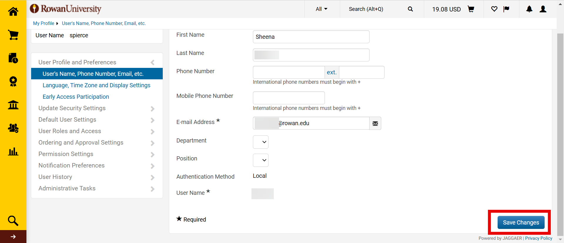 Rowan Support Center