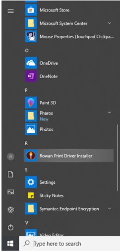 Rowan Printer Driver Installer - Public Knowledge - Rowan University - Rowan Support Portal