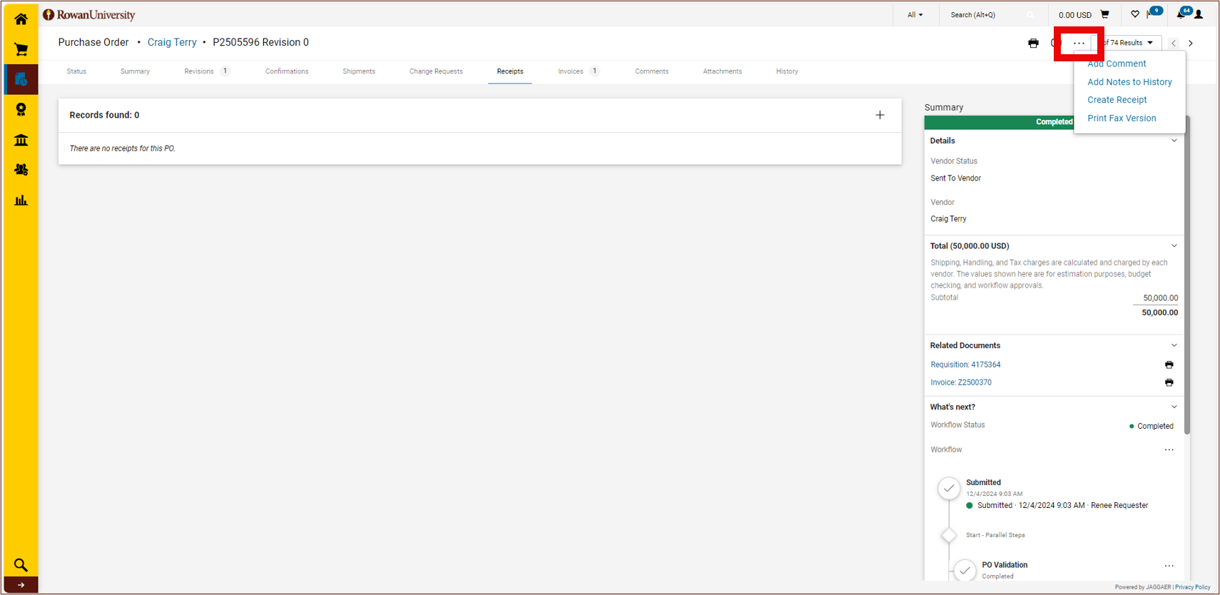 Rowan Support Center