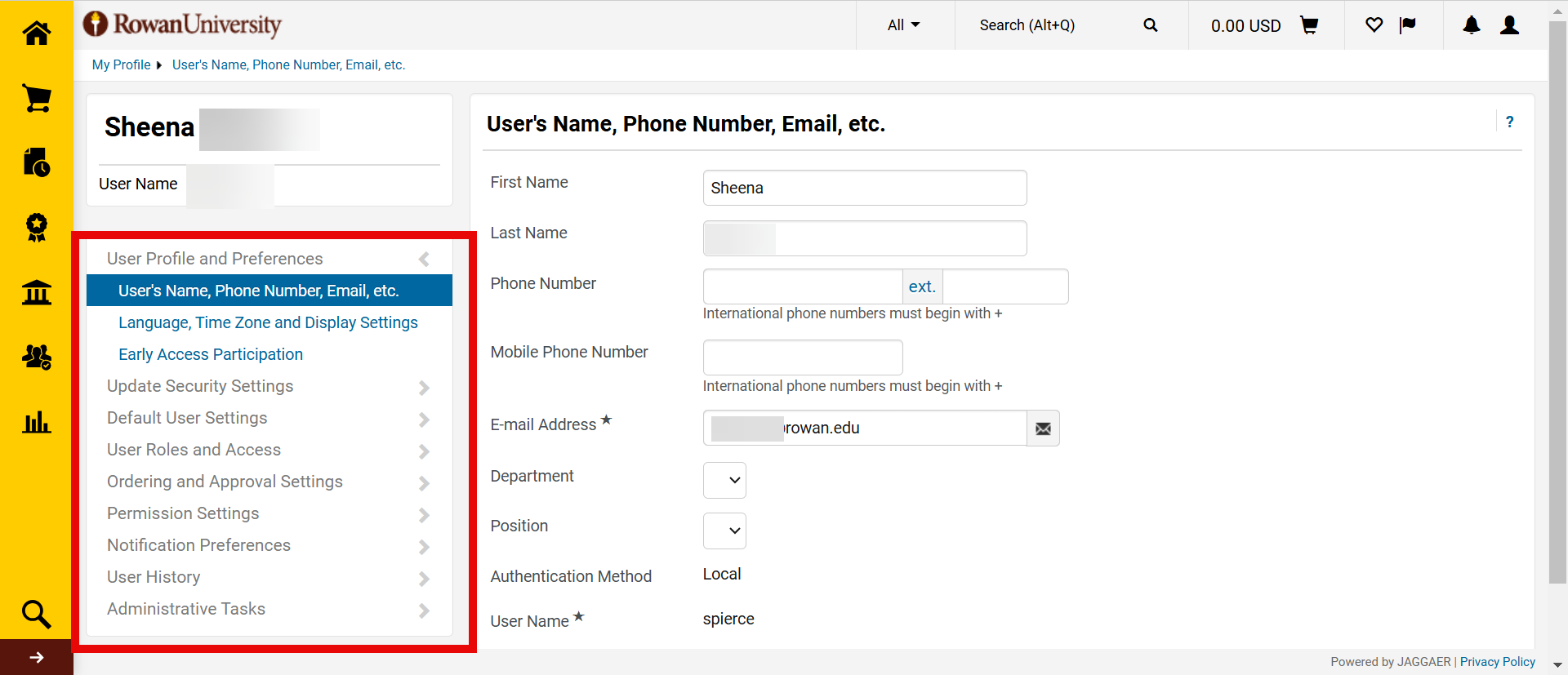 Rowan Support Center