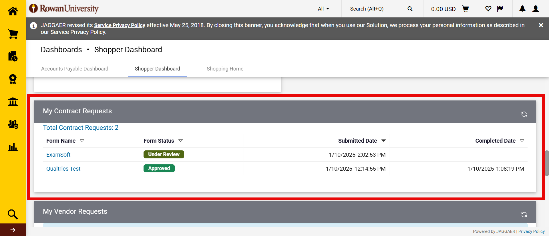Rowan Support Center