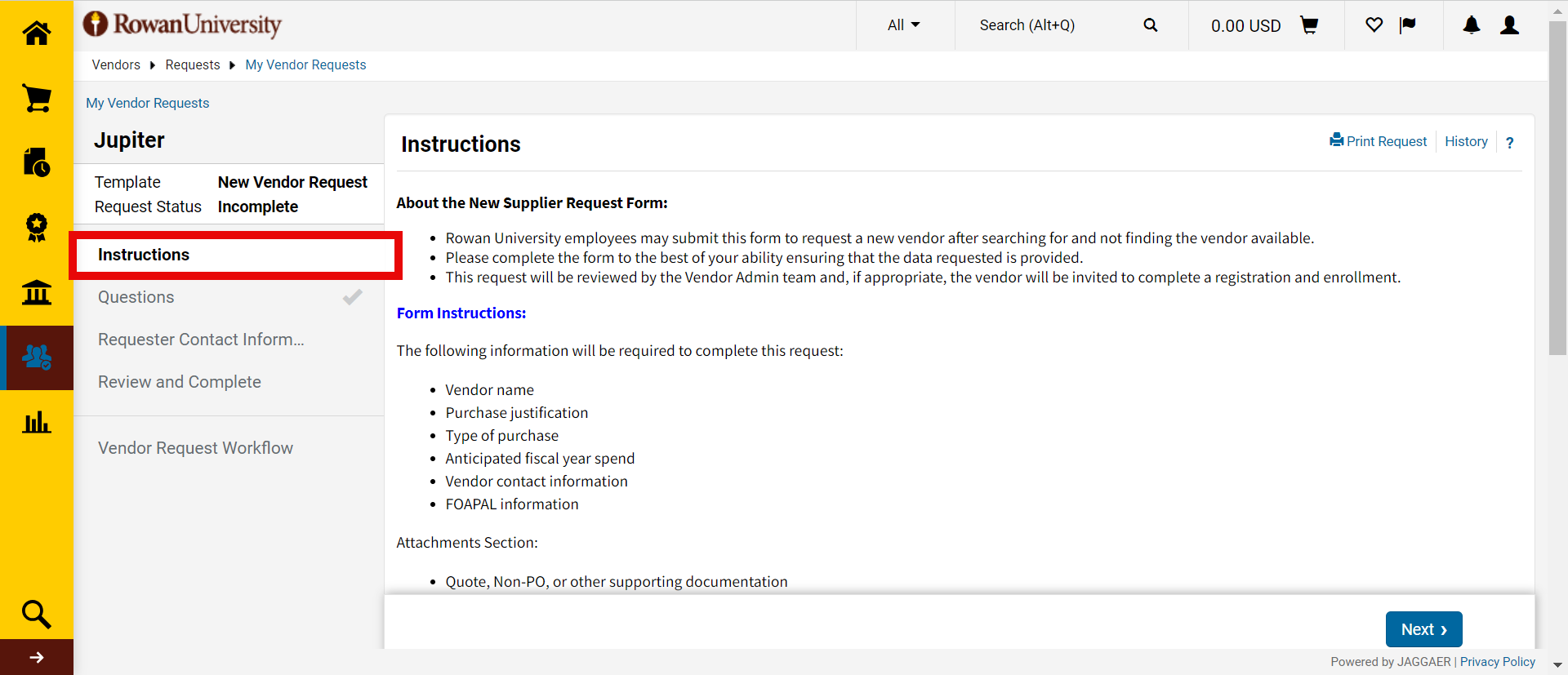 Rowan Support Center