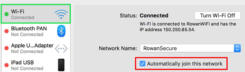 RowanWiFi: Connect Your Computer - Public Knowledge - Rowan University ...