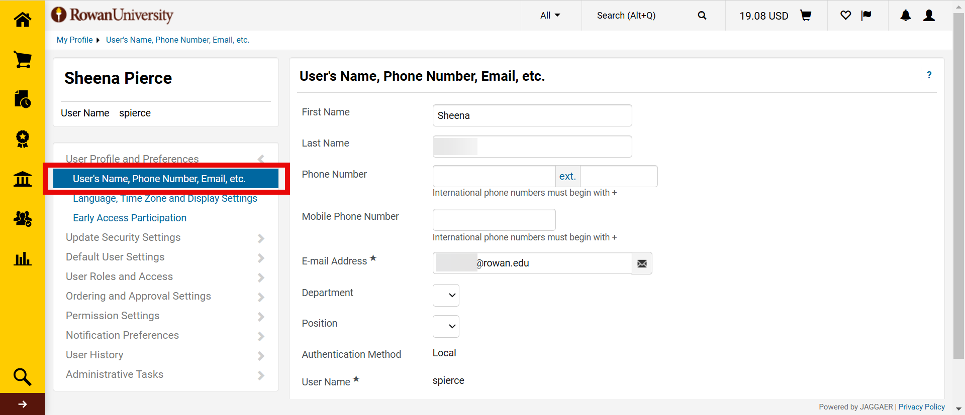 Rowan Support Center