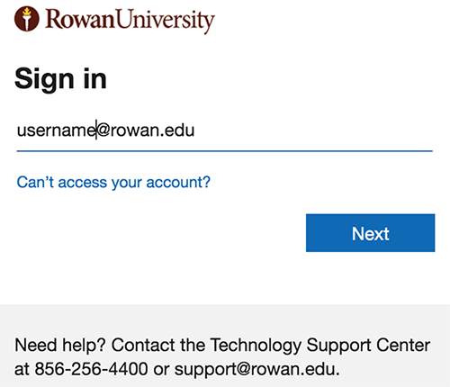 Rowan Support Center