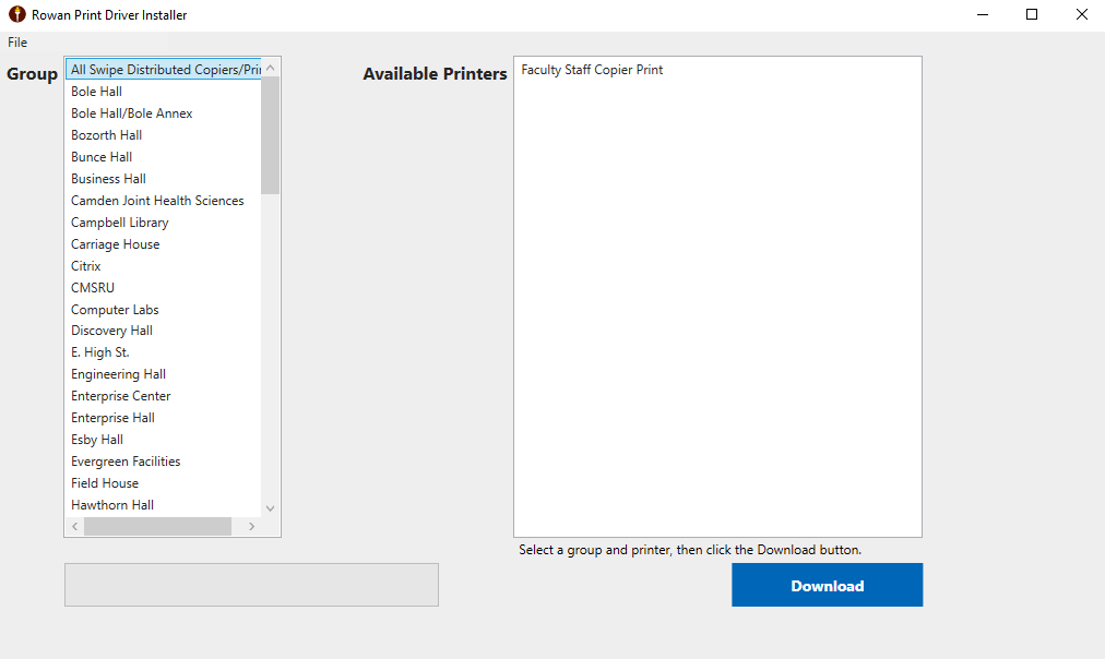 Installing Printers & Distributed Copiers/Printers on Rowan-Managed Computers - Public Knowledge ...